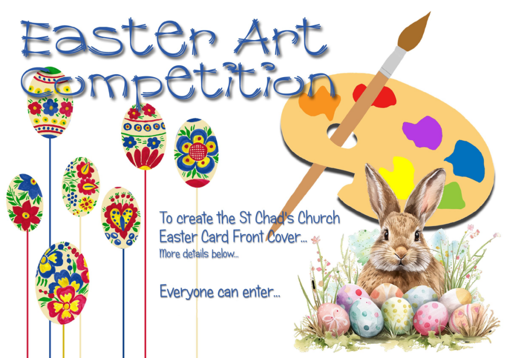 Easter card competition 2025 – Pattingham church